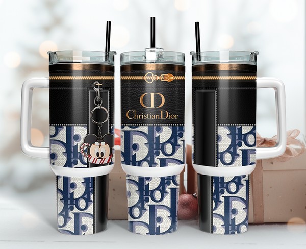 Christian Dior Tumbler Wrap 40oz, Logo Fashion Tumbler Wrap 40oz, Tumb ...