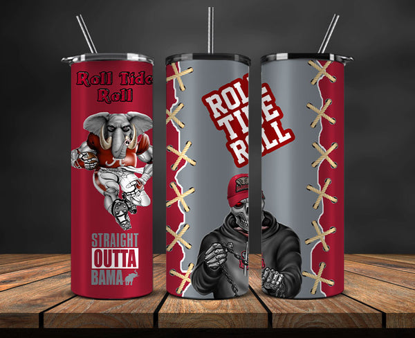 Alabama Tumbler Wrap, NCAA University College Tumbler Wraps DS-21 ...