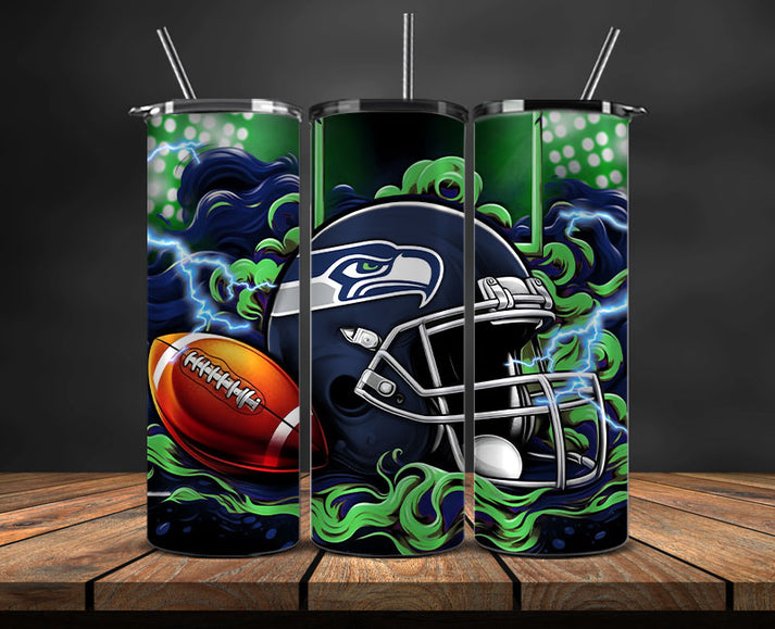 Seattle Seahawks Tumbler Wraps,NFL Tumbler Wrap By AI, AI Tumbler Desi ...