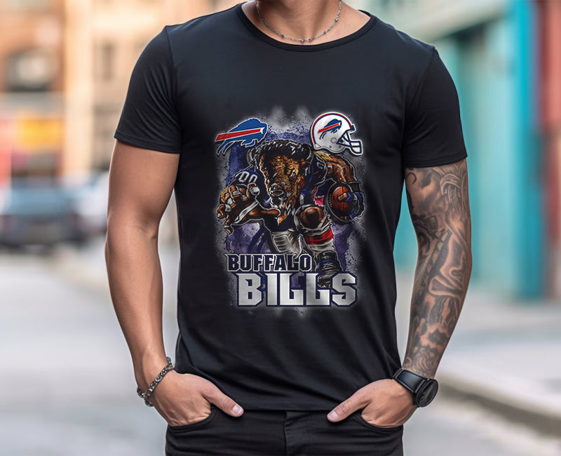 Buffalo Bills TShirt, Trendy Vintage Retro Style NFL Unisex Football T ...