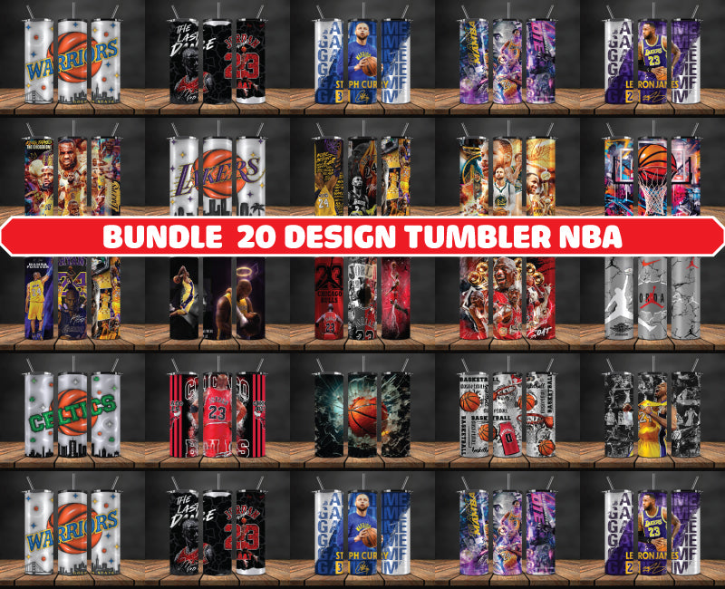 Bundle NBA Logo Tumbler Wrap, Bundle Sport Tumbler ,NBA DS 66 – Tumblerpng