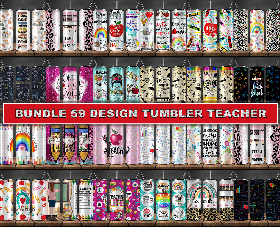 Teacher Tumbler Wrap – Tumblerpng